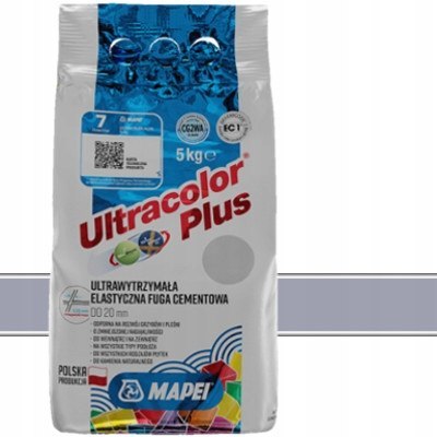 MAPEI FUGA CEMENTOWA ULTRACOLOR PLUS 127 ARKTYCZNA SZARA 5 kg. - Targa
